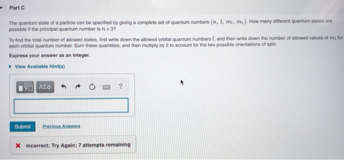 Solved Rules for Orbital Angular Momentum Constants Periodic | Chegg.com