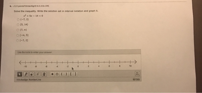 Solved Solve the inequality. Write the solution set in | Chegg.com