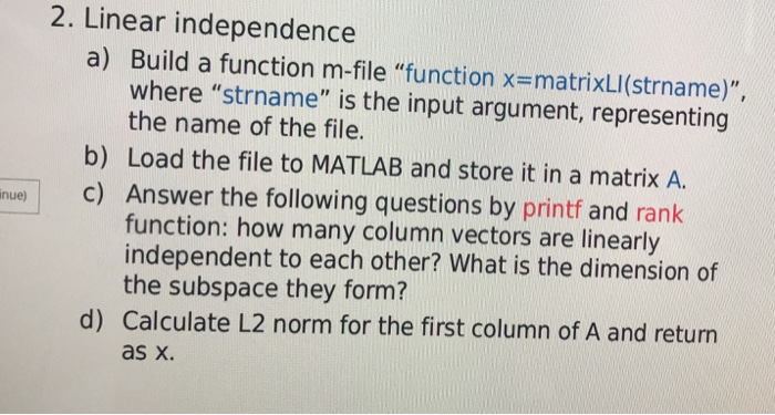 Solved A matrix data file "P1.txt" is provided. Please | Chegg.com