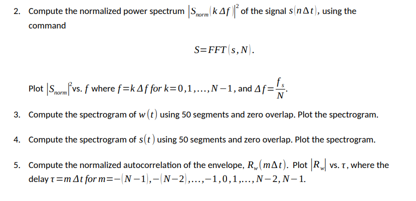 Consider the following linear FM pulse with chirp | Chegg.com