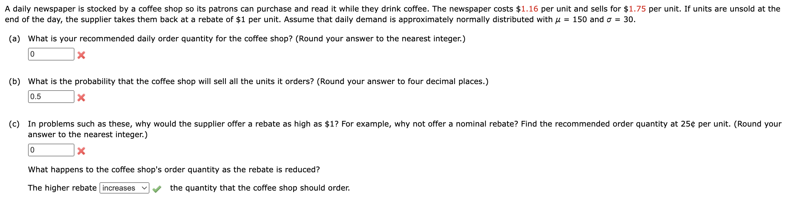 Solved PLEASE HELPSHOW CLEAR ANSWERS FOR ALL PARTSI NEED TO | Chegg.com