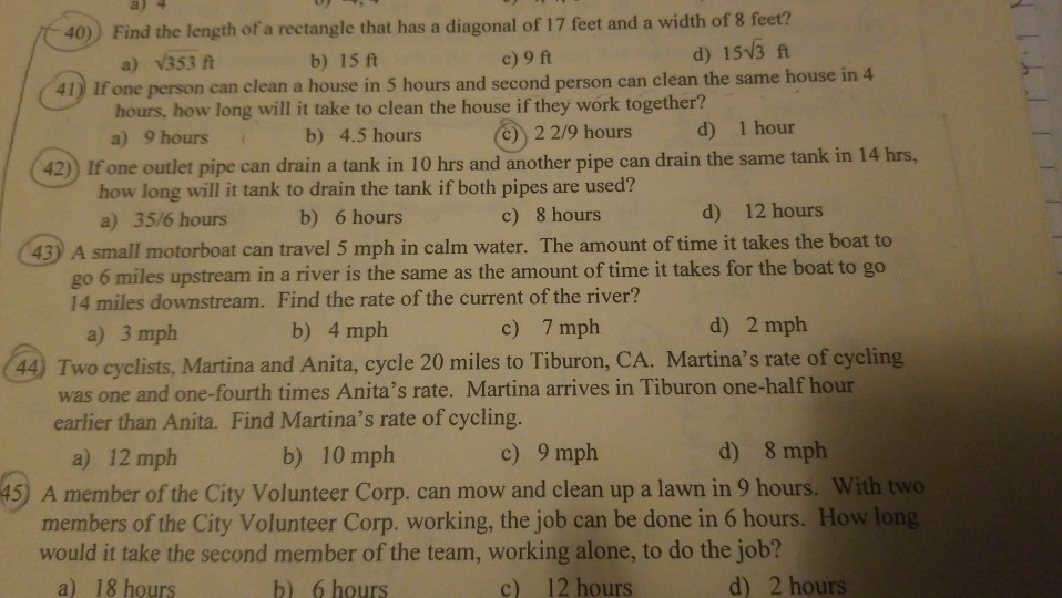 Solved a) 3, o b)-3,0 c) 3,-3.0 d) 9,-9,G 39) Solve the | Chegg.com