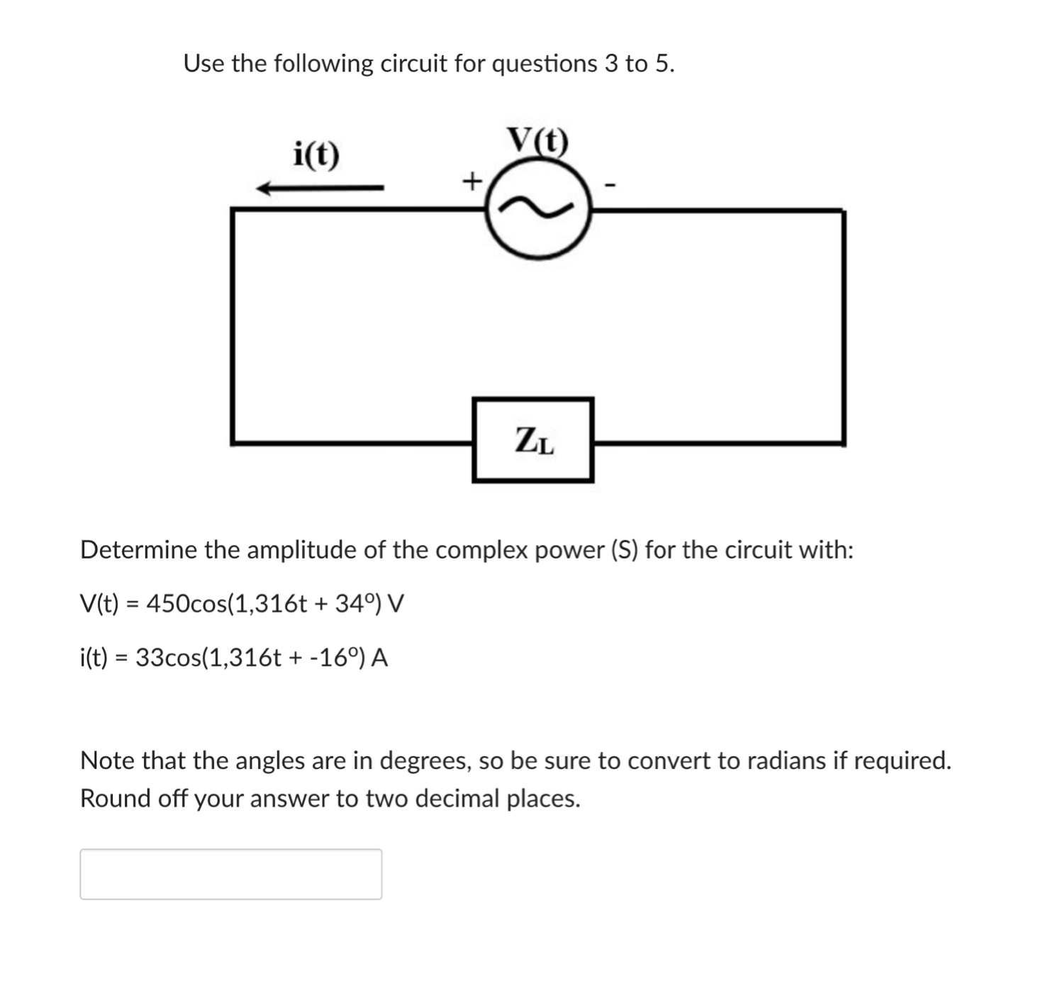 Solved Use the following circuit for questions 3 ﻿to | Chegg.com