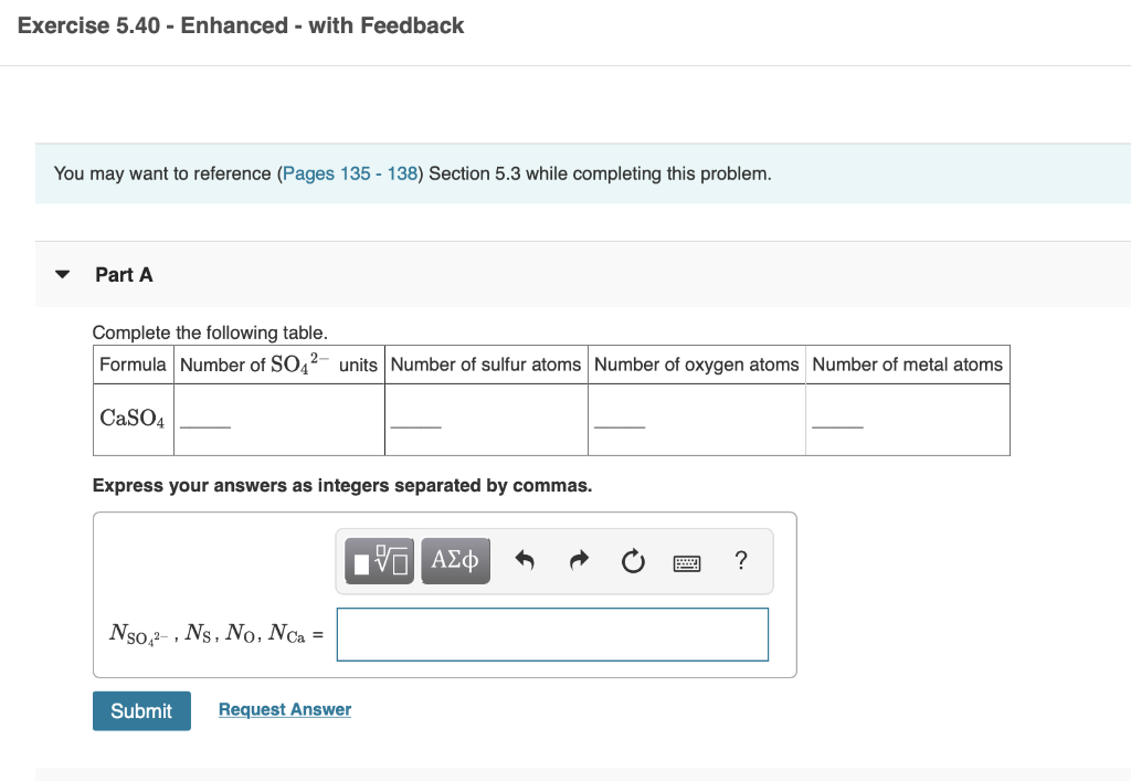 Solved Exercise 5.40 - Enhanced - with Feedback You may want | Chegg.com
