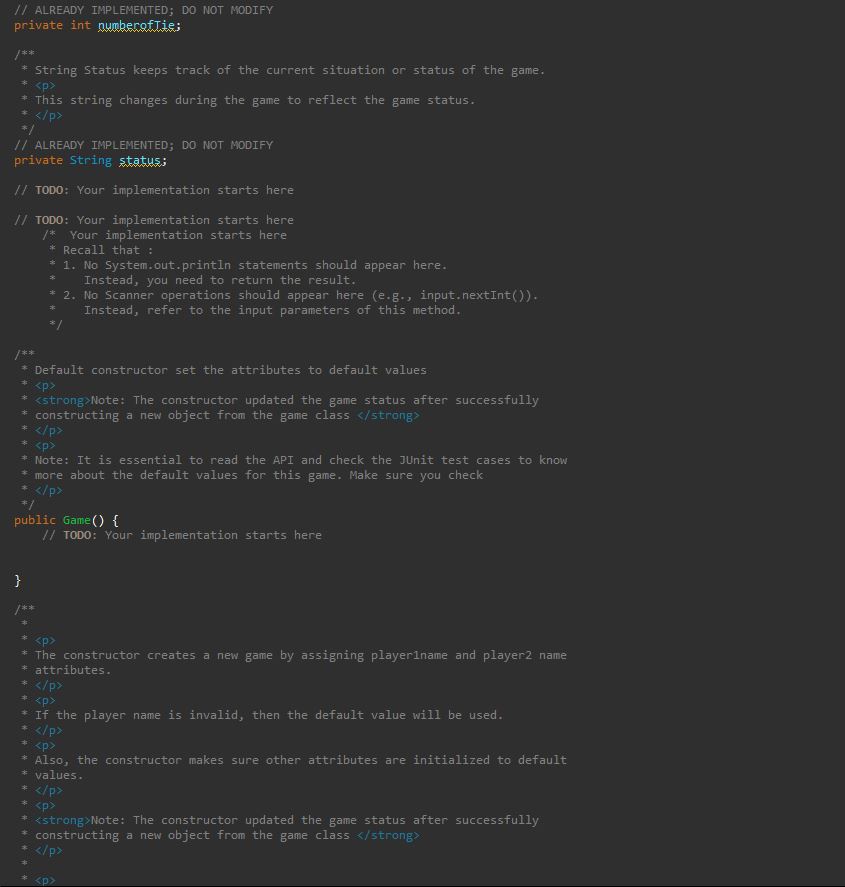 Solved public void setPlayer1Wame (String player1Name) \{ // | Chegg.com
