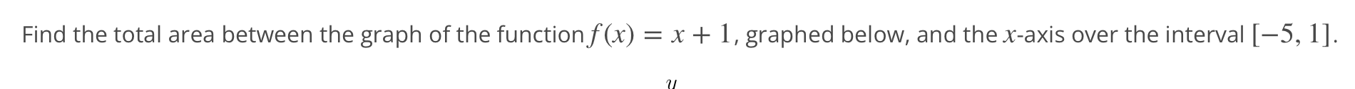 Solved Find the total area between the graph of the function | Chegg.com