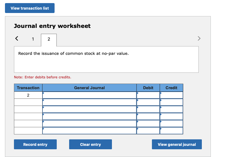 Solved Brief Exercise 10-4 Record issuance of common stock | Chegg.com