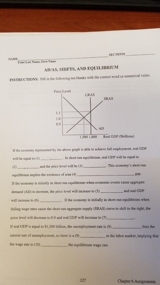 Solved SECTION# NAME Print Last Name, First Name AD/AS, | Chegg.com