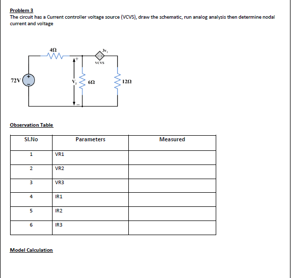 Solved V 4 Voltage-controlled voltage source (VCVS) | Chegg.com