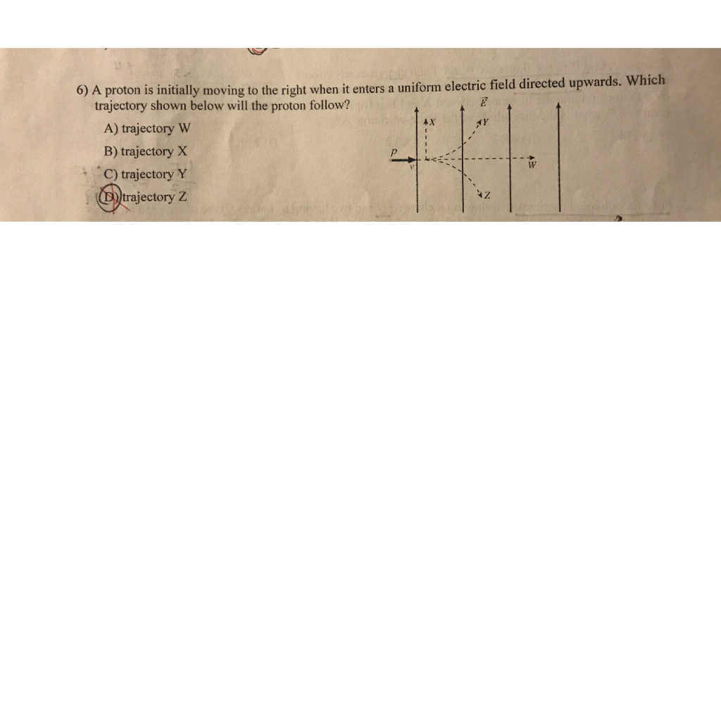 Solved A Proton Is Initially Moving To The Right When It