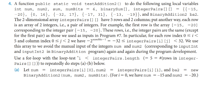 224 Appendix: Programming Projects Program \#8: | Chegg.com