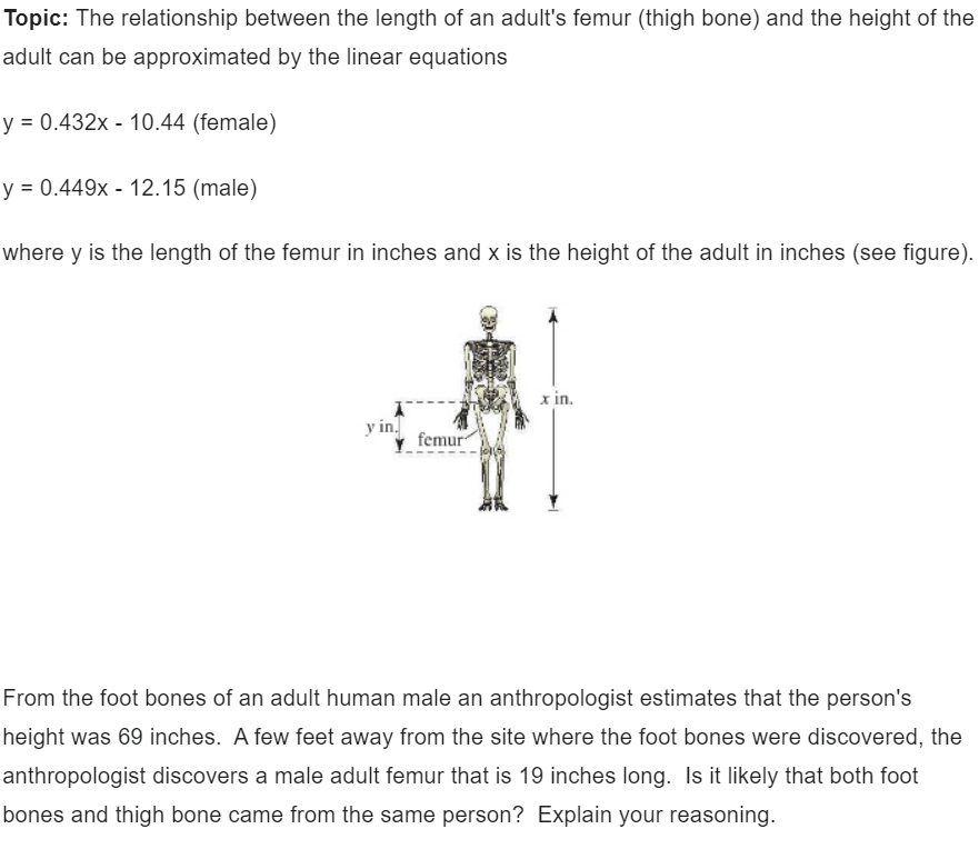 Solved Topic: The relationship between the length of an | Chegg.com