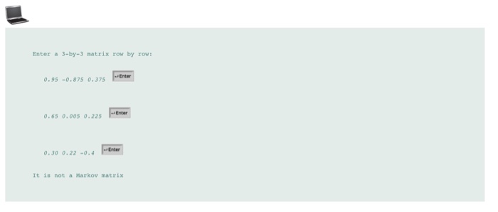 Solved Introduction to Programming Using Python 3 (Markov | Chegg.com