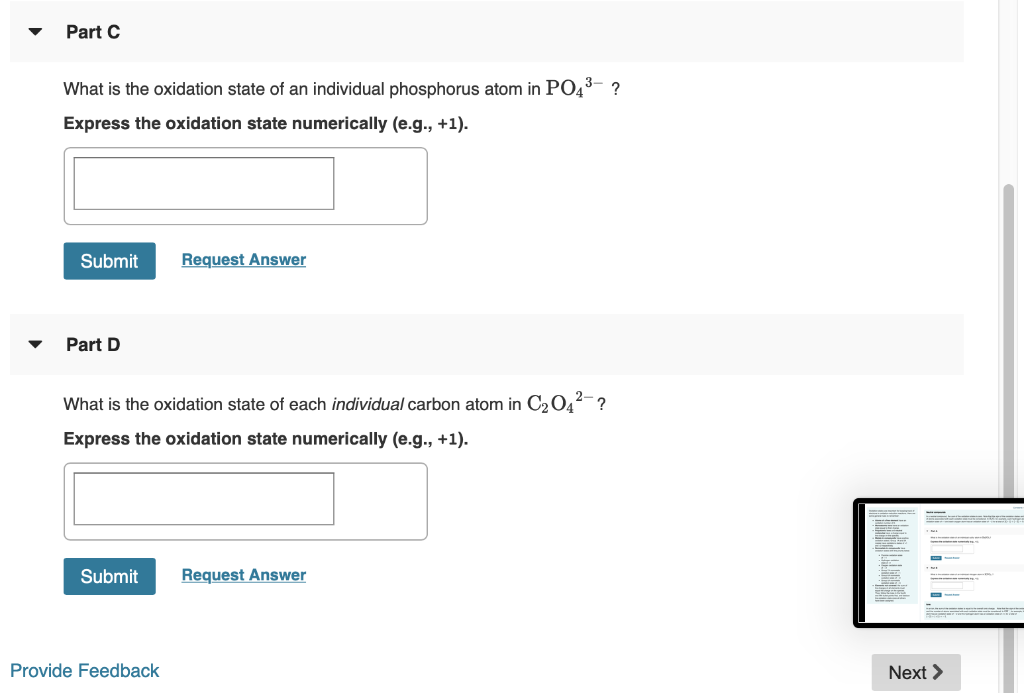 Solved Constants Periodic Table Oxidation states are | Chegg.com
