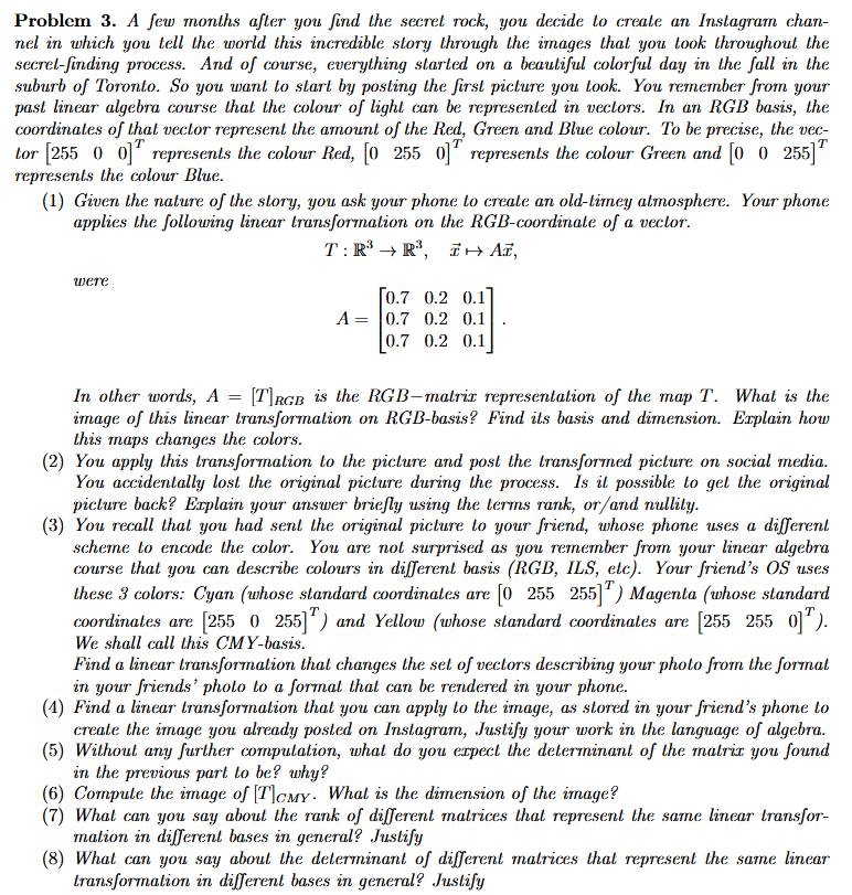 Solved Problem 3. A few months after you find the secret | Chegg.com