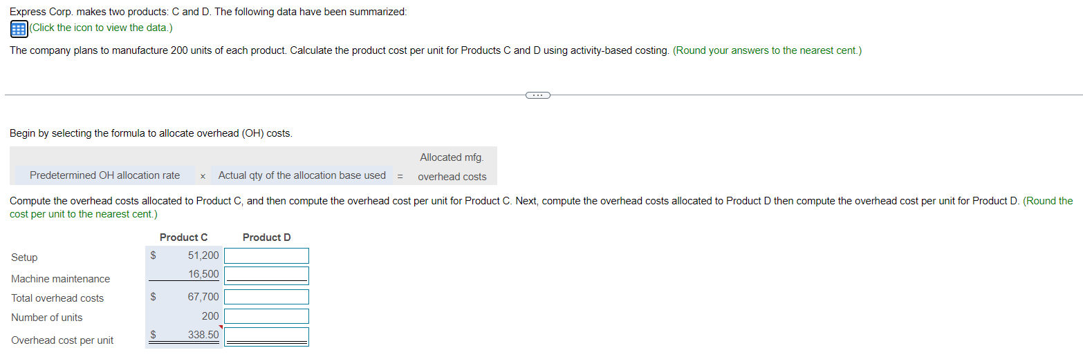 Solved Data tableRequirements 1. Which type of costing | Chegg.com