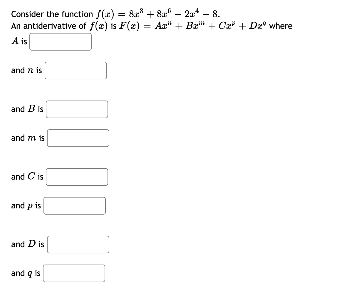 Solved Consider the function f(x) = 9x3 – 5x2 + 6x – 1. An | Chegg.com