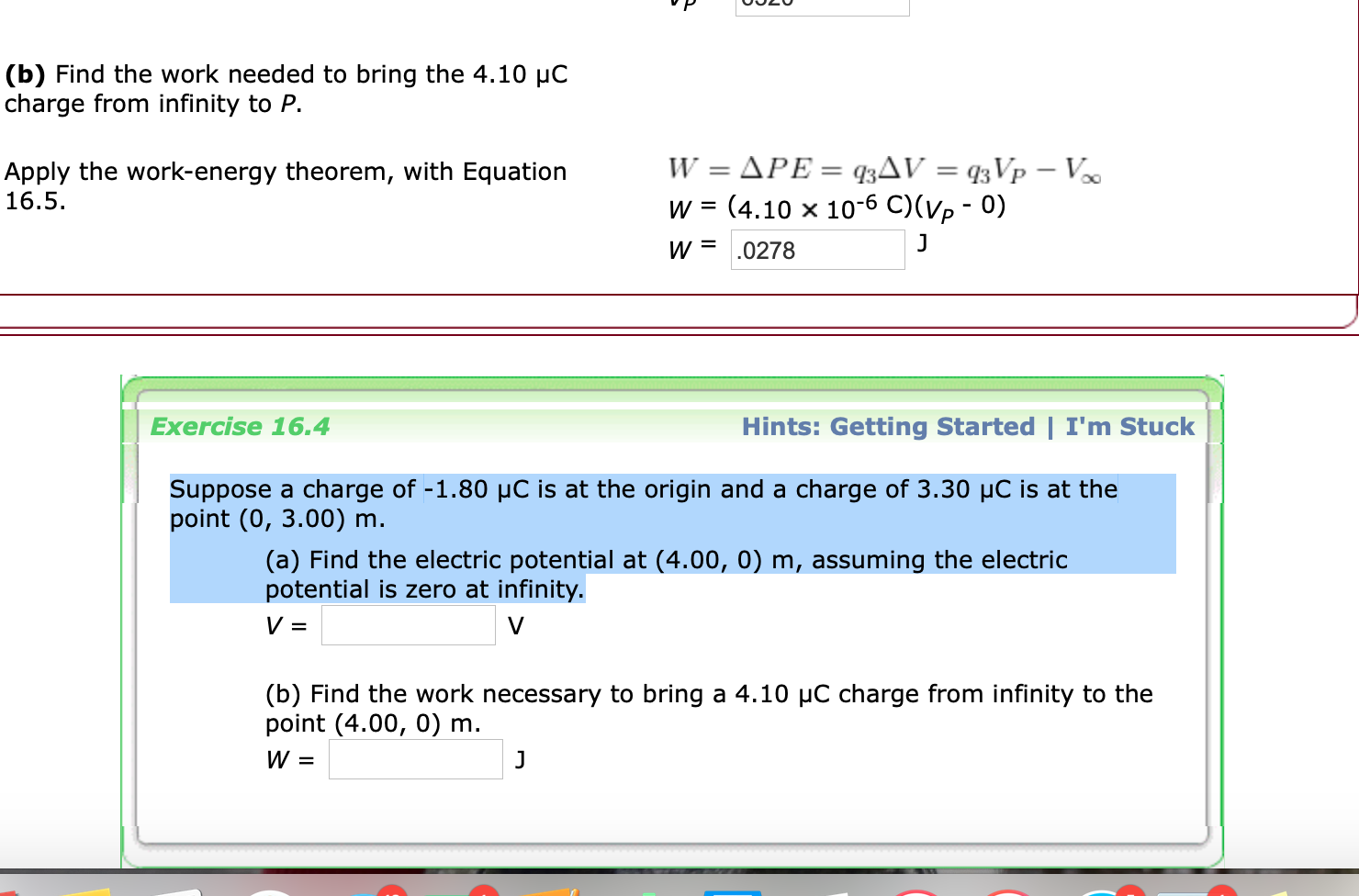 Solved Example 16.4 Finding the Electric Potential Goal | Chegg.com