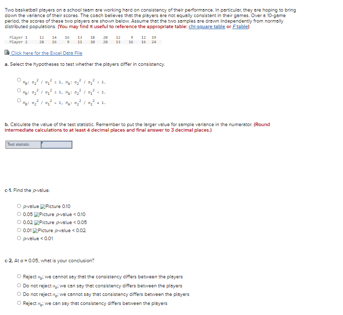 Solved Two basketball players on a school team are working | Chegg.com