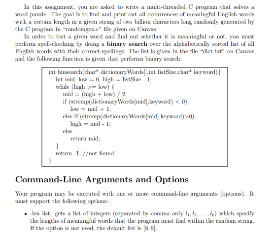 Solved In this assignment, you are asked to write a | Chegg.com