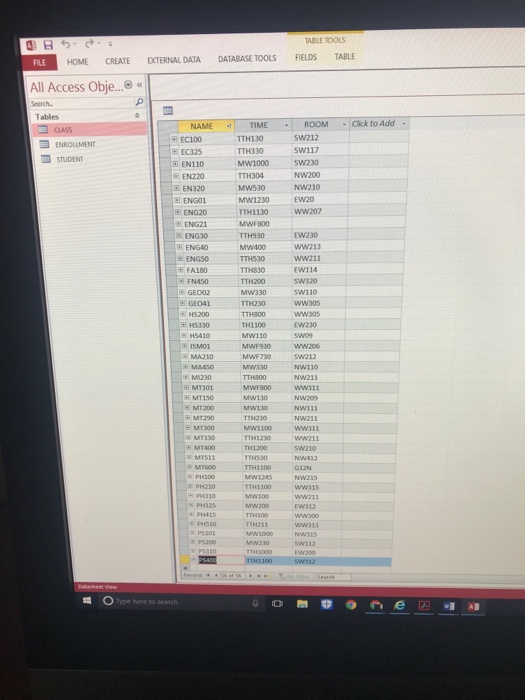 I need help with my Microsoft Acces Database project. | Chegg.com