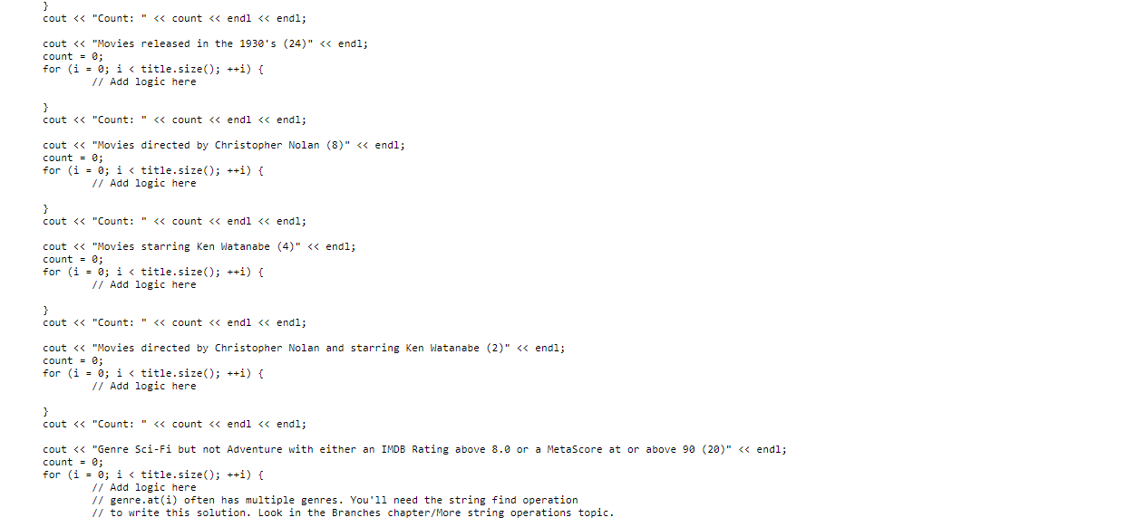 Solved Required Logic When Your Program Is Working Chegg