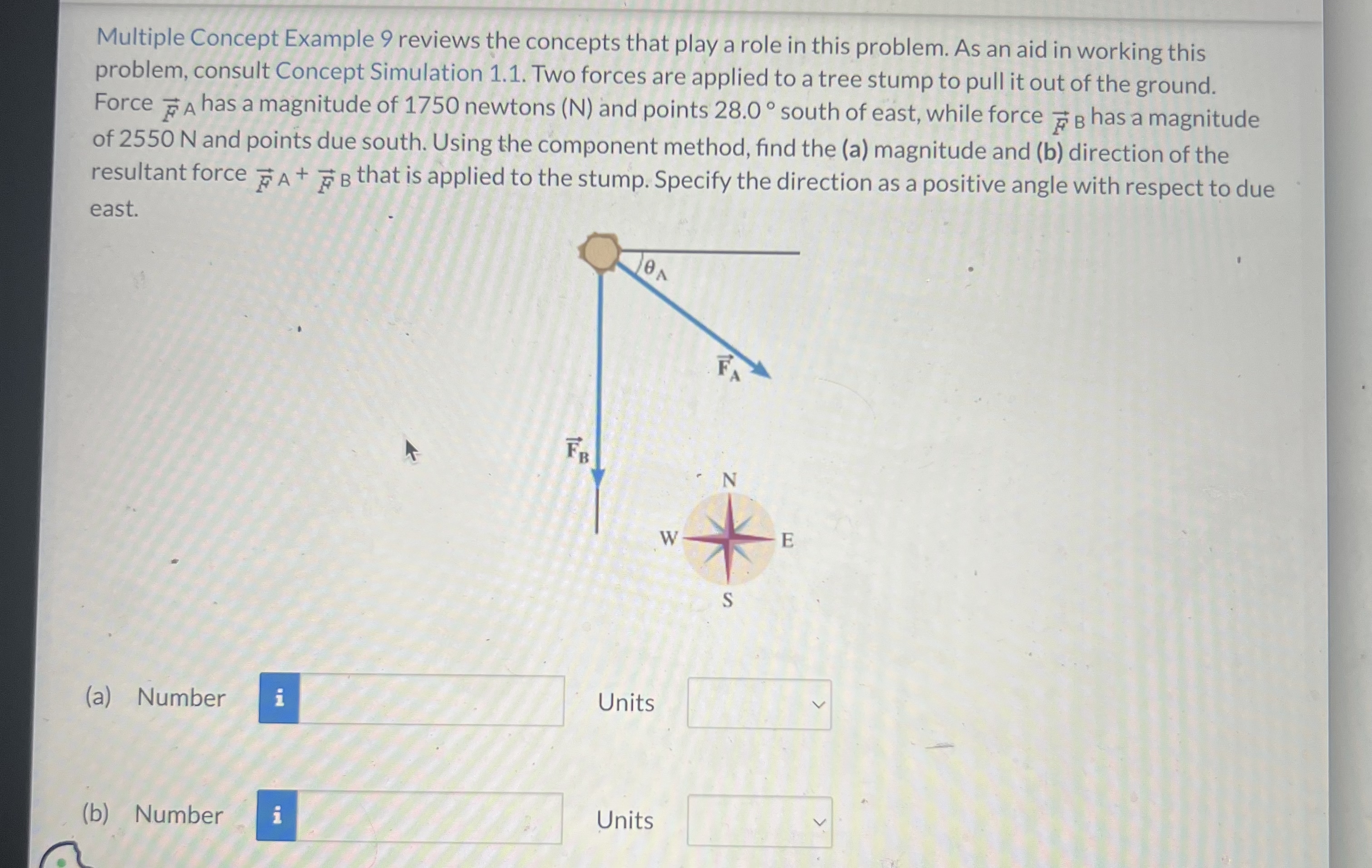 Solved Multiple Concept Example 9 reviews the concepts that | Chegg.com