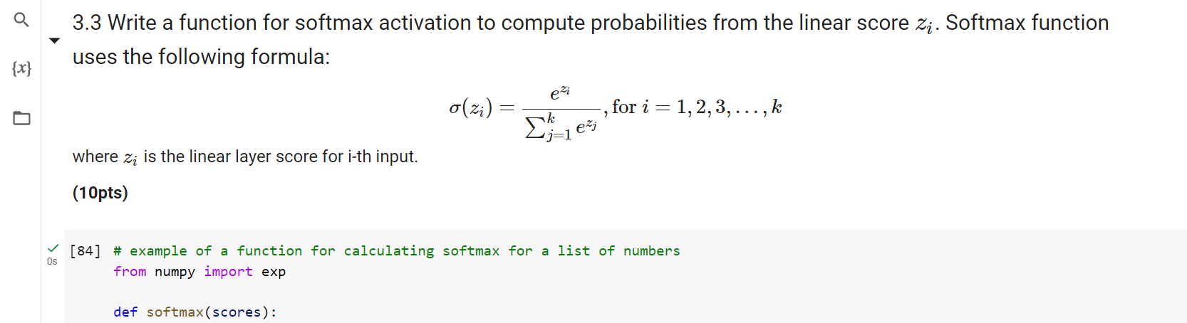Solved Please help me code a prediction for a logistic | Chegg.com