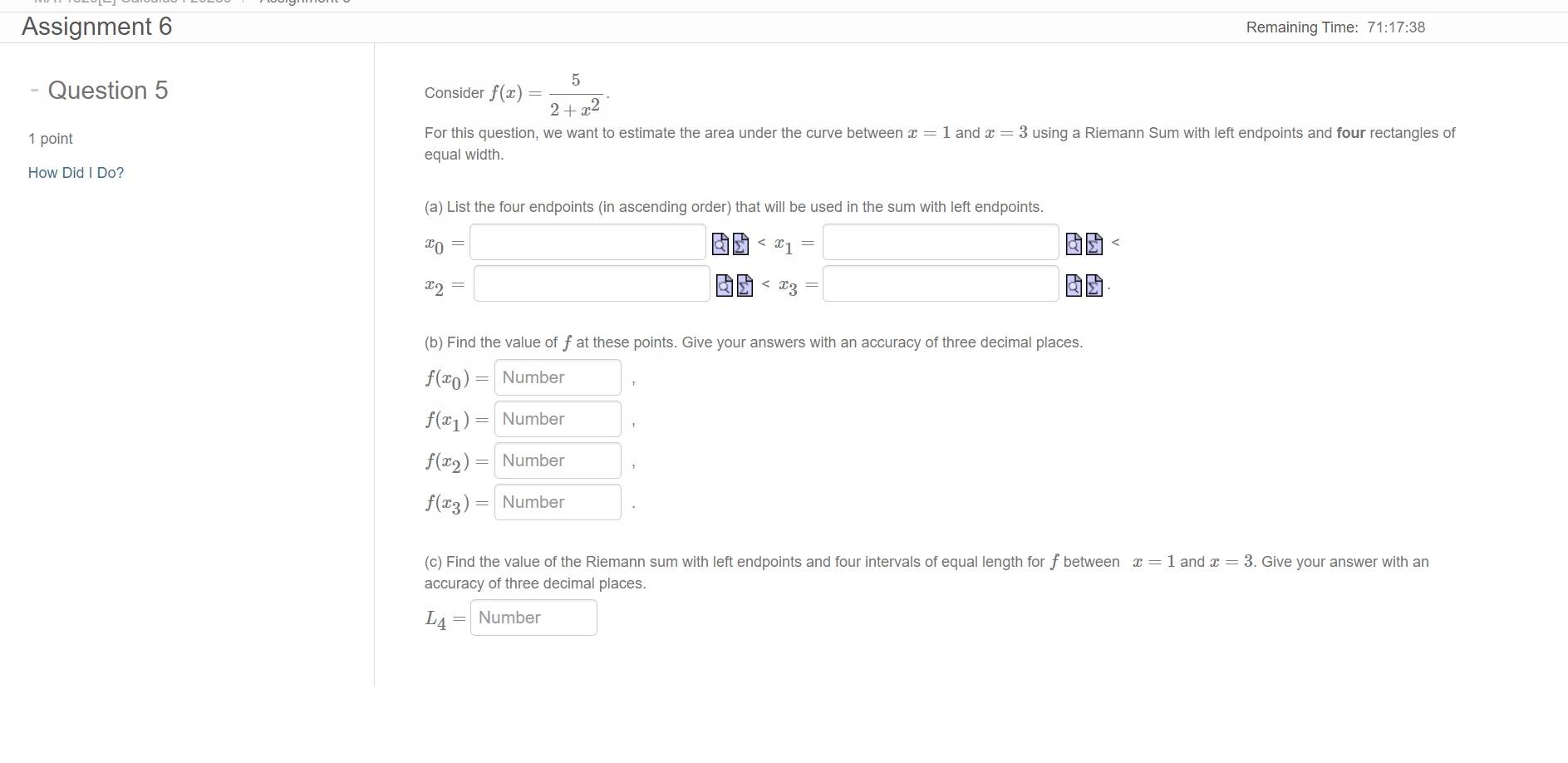 Consider f(x)=2+x25. For this question, we want to | Chegg.com