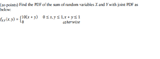 Initials 2 30 Points Calculate The Mgf Moment