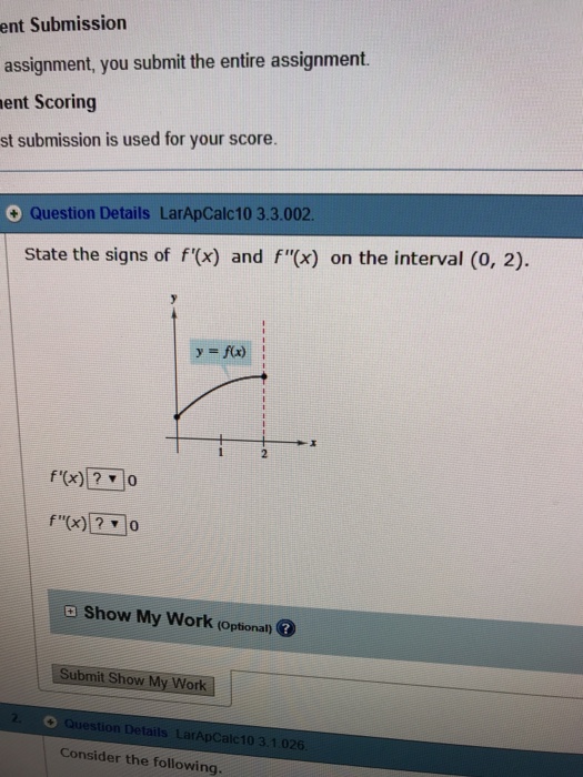 Solved ent Submission assignment, you submit the entire | Chegg.com