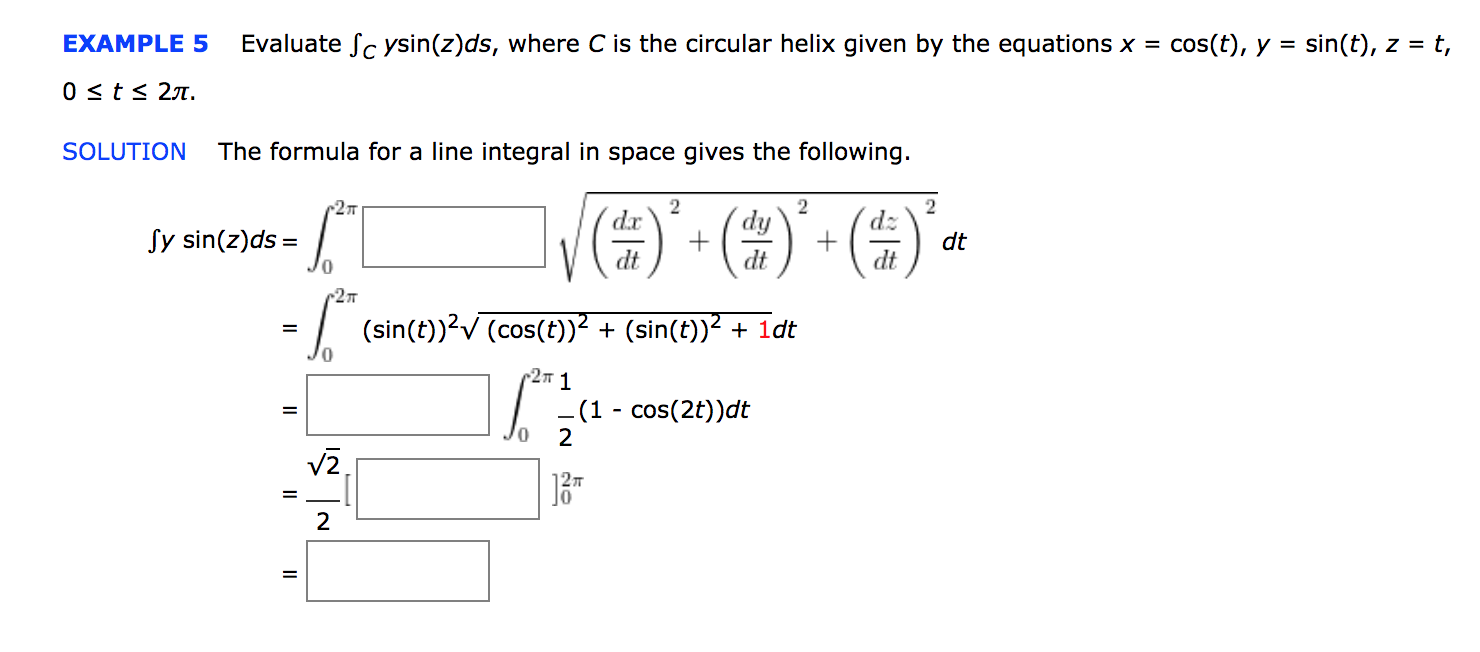 Solved Evaluate Sc ysin(z)ds, where C is the circular helix | Chegg.com