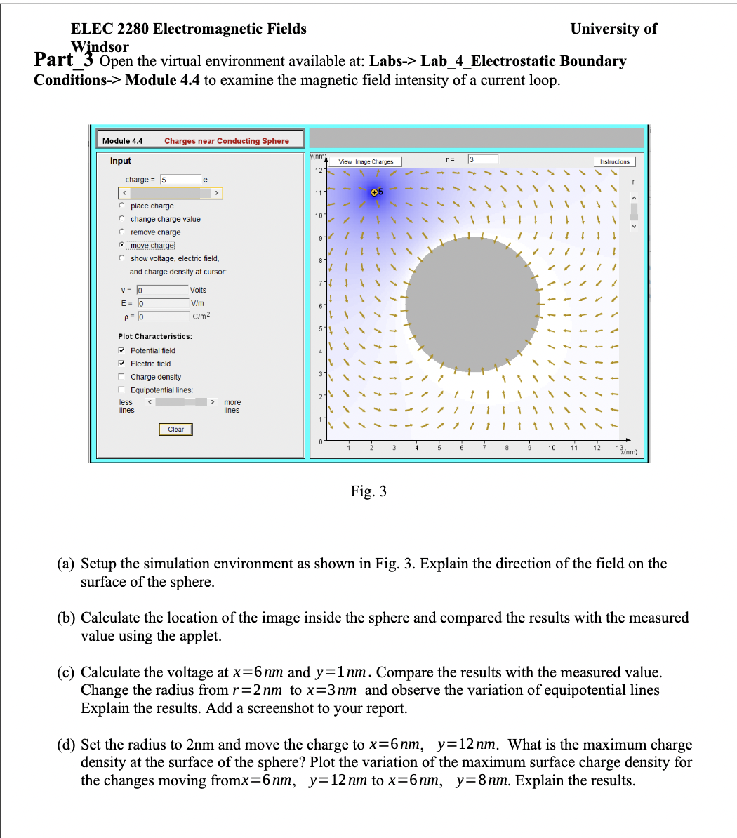 Solved ELEC 2280 ﻿Electromagnetic Fields Windsor Part_3 | Chegg.com