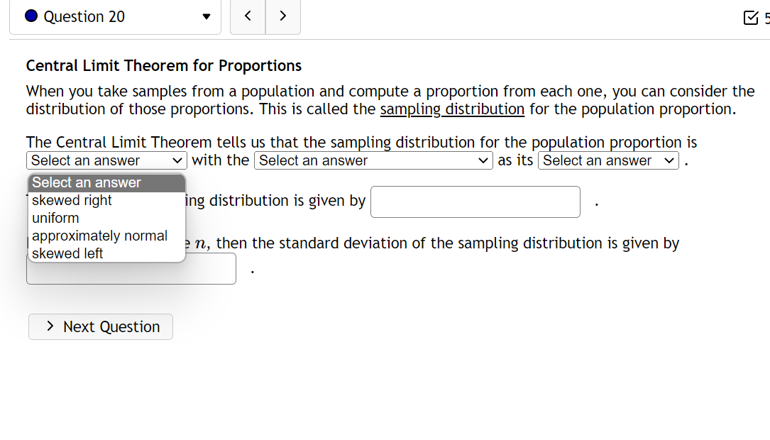 Solved Central Limit Theorem For Proportions When You Take