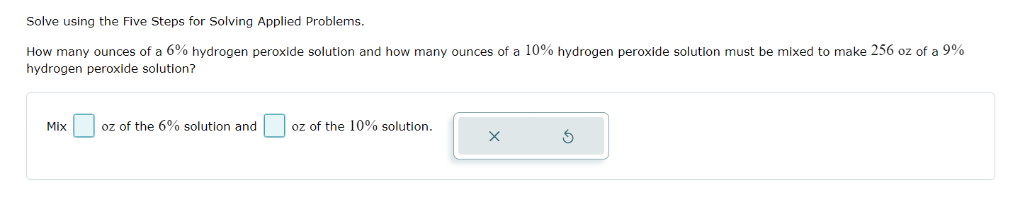 Solved Solve using the Five Steps for Solving Applied | Chegg.com