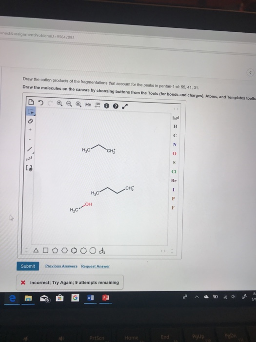 Solved Draw the cation product of the fragmentation’s that | Chegg.com