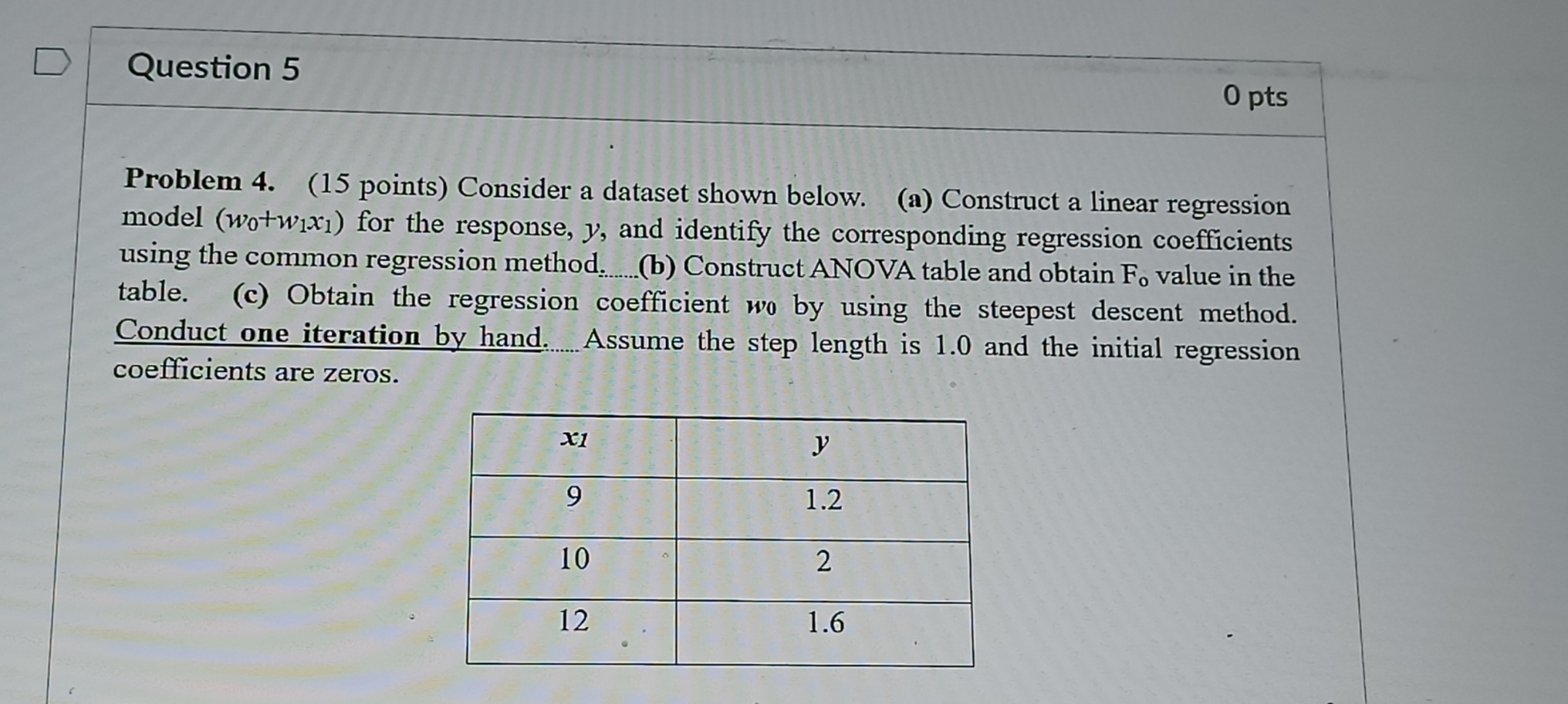 Solved by an EXPERT Question 5Problem 4. ( 15 ﻿points) ﻿Consider a | Chegg.com