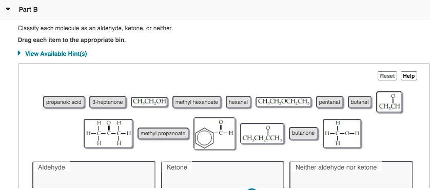 Solved Organic Functional Groups Part A Classify each | Chegg.com