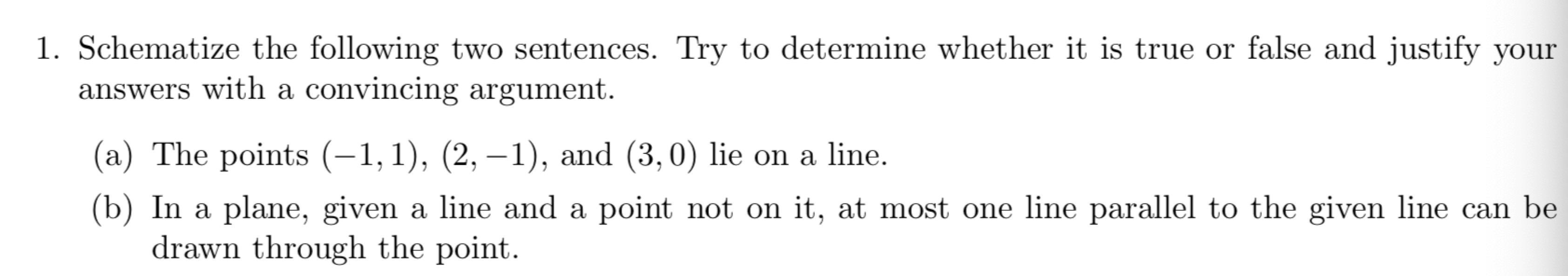 Solved 1. Schematize the following two sentences. Try to | Chegg.com