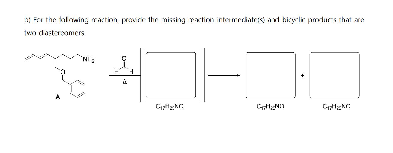 Solved Please provide the missing reaction intermediate(s) | Chegg.com