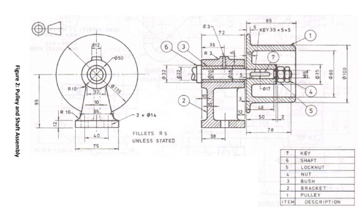 Solved Make detailed drawings of the components of | Chegg.com