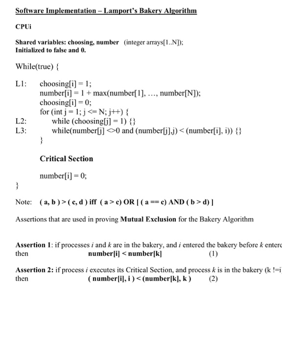 Solved A. Prove that the conditions of the Critical Section | Chegg.com