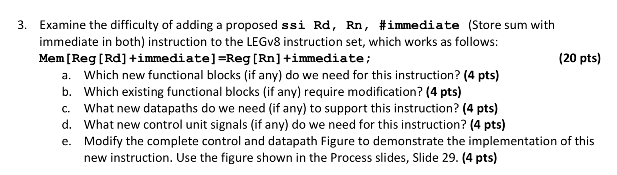 Solved 3. Examine the difficulty of adding a proposed ssi | Chegg.com