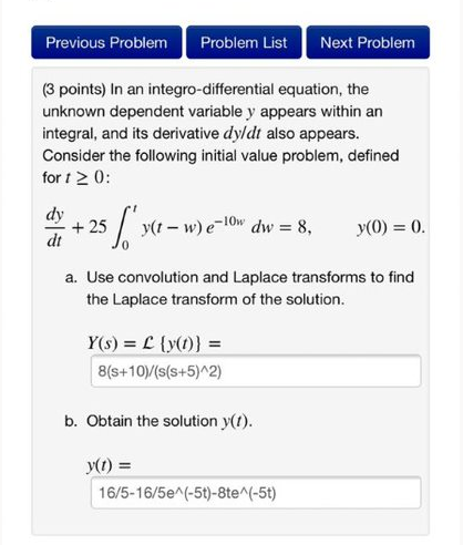 Solved Previous Problem Problem List Next Problem (3 points) | Chegg.com