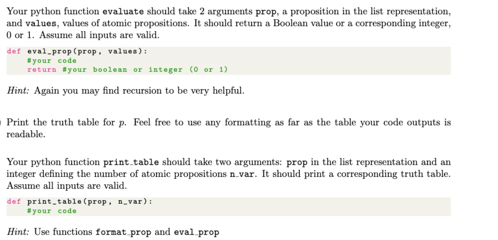 Given a proposition p over atomic propositions P1, | Chegg.com