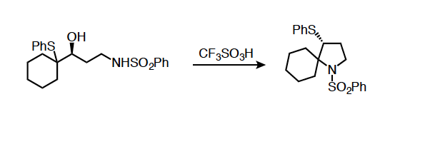 Solved OH Phs Phs CF 3SO3H NHSOPh Soph | Chegg.com