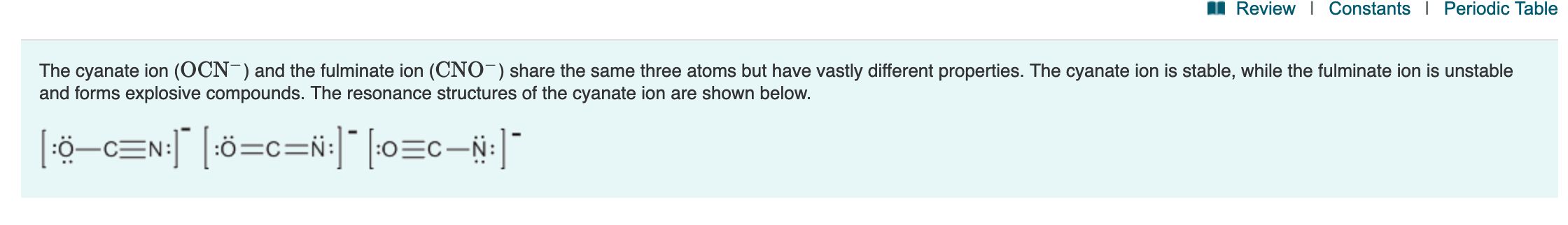 Solved A Draw The Lewis Structure Including Resonance 9360