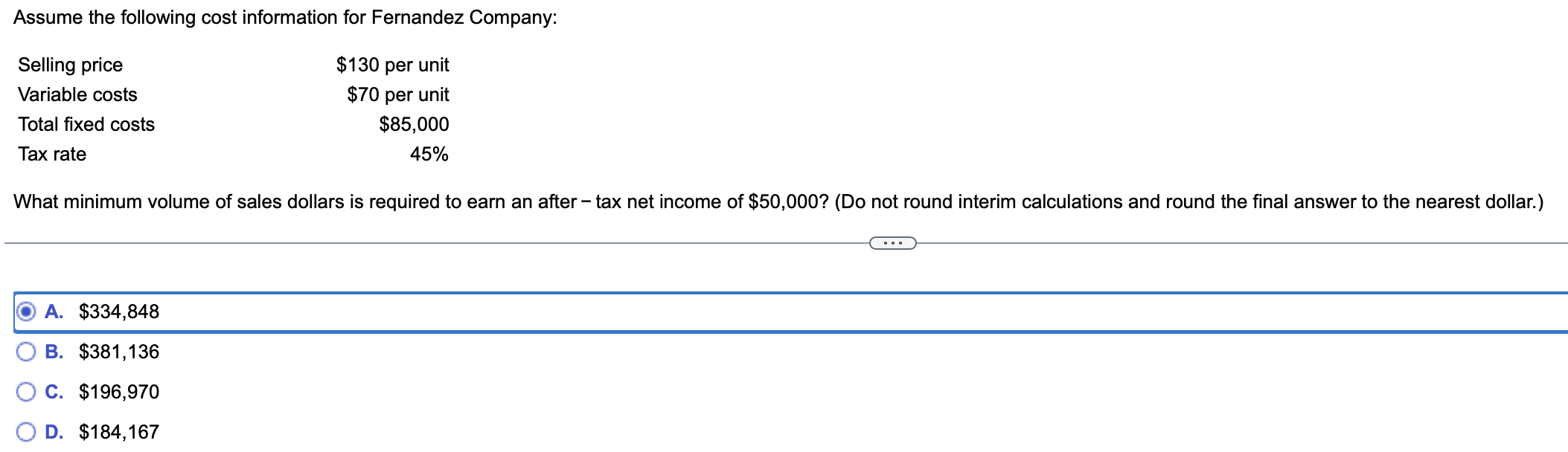 Solved The following information is for High Corp: If | Chegg.com
