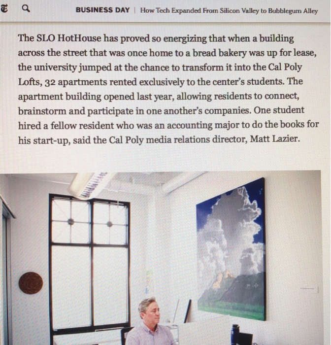 Part III: Article m a reputable newspaper or magazine | Chegg.com