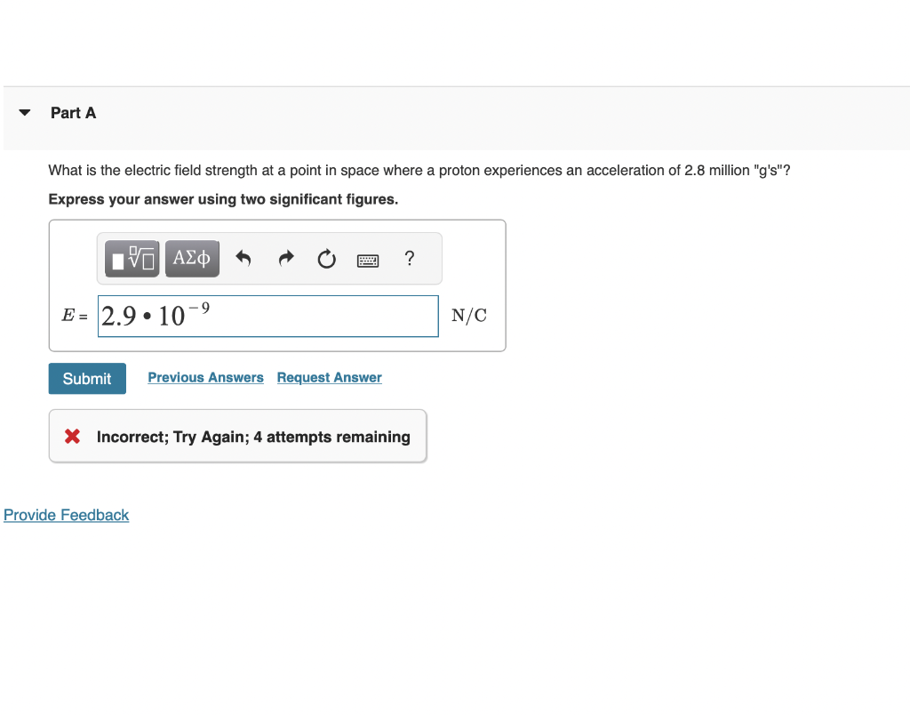 Solved What is the electric field strength at a point in | Chegg.com
